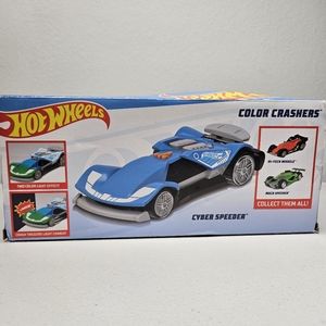 Mattel | Toys | Hot Wheels Car Color Crashers Cyber Speeder Large ...